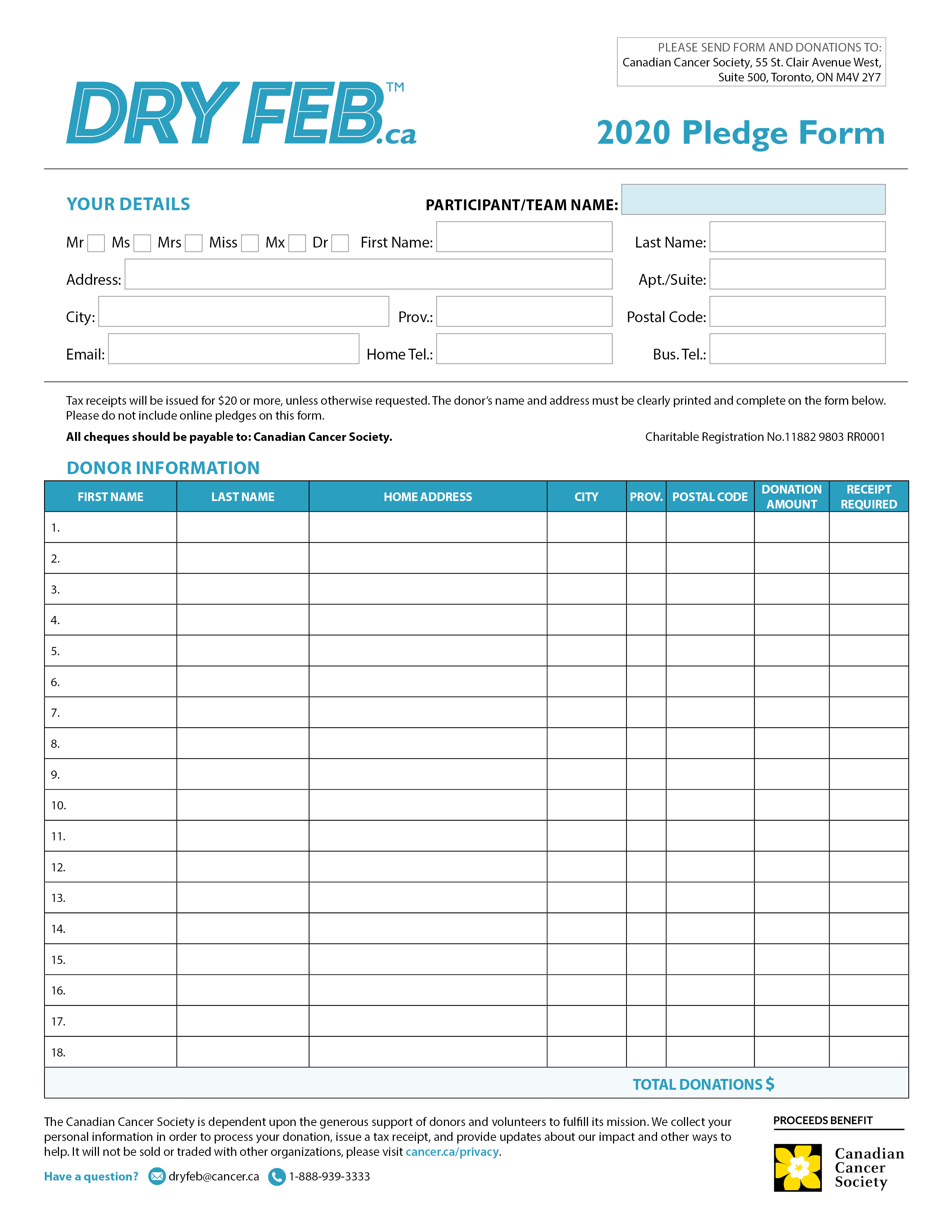 Pledge Form